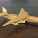 Freight Plane Transport Plane Airplane Jumbo Jet Model Wood Handmade - Etsy