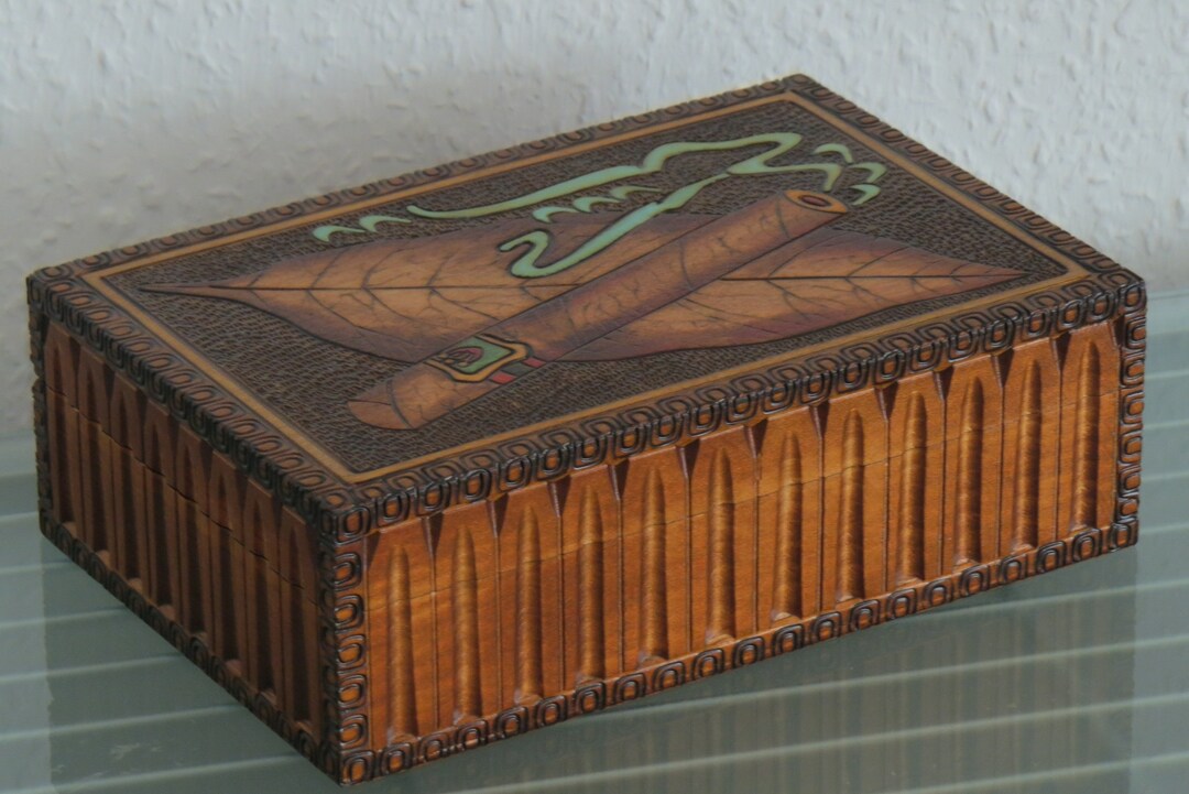 Cigar Box Cigar Box Cigar Case Cigar Box Wooden Storage - Etsy