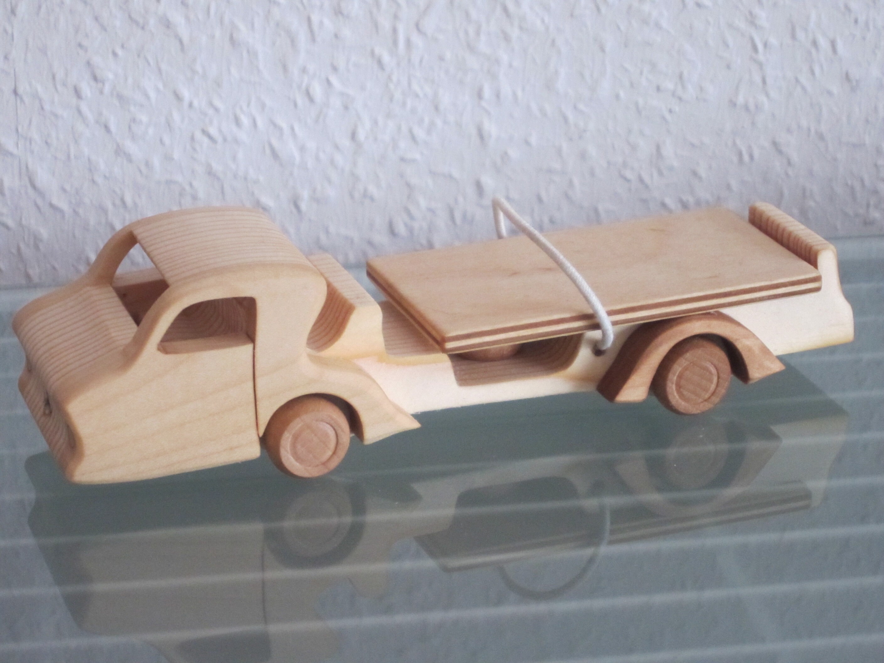 Car Transporter Truck Car off Road Wood - Etsy