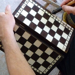 Elegant Big Chess Chess Game 48 X 48 Cm 48x48 New Wood Exclusive SET - Etsy