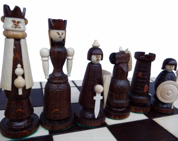 Elegant Big Chess Spanish Chess Game 55 X 55 Hand Carved New Wood ...