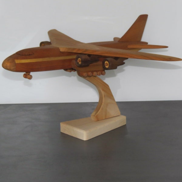 Wood Model Airplane Stand - Etsy