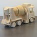Cement Mixer Truck Car Model Car Construction Site Vehicle Wood Rarely ...