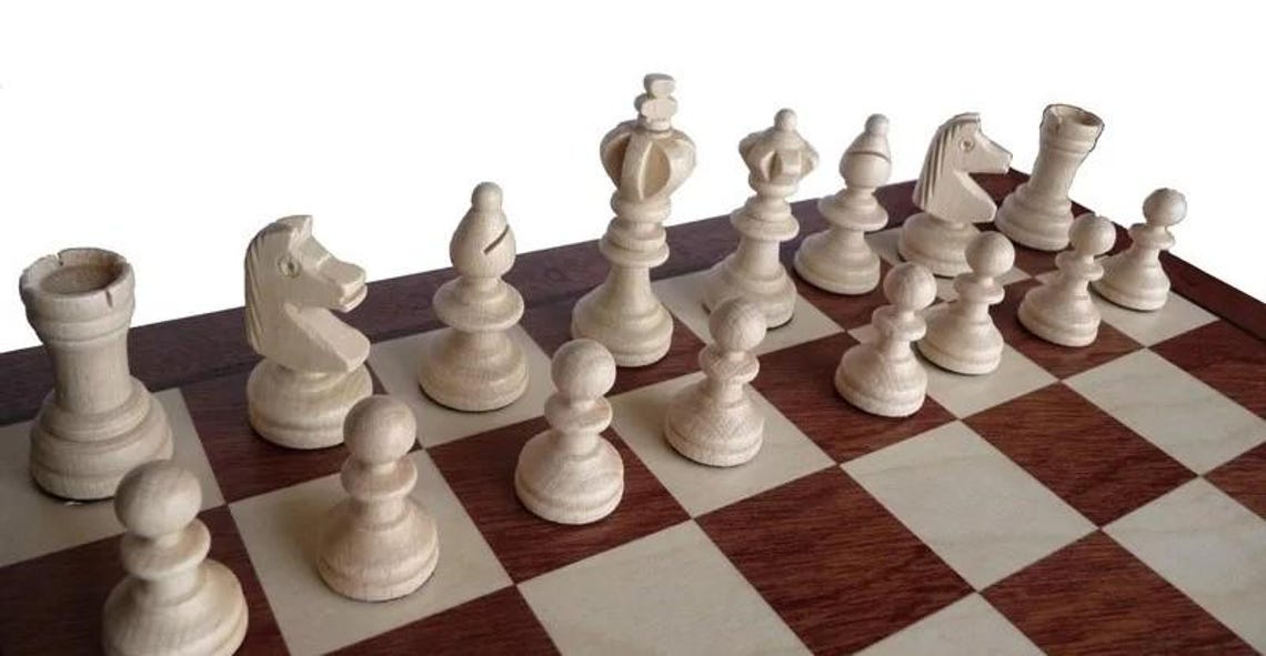 Very Noble Chess Chess Game Chessboard 35 X 35 Inlaid Wood New Wood New ...