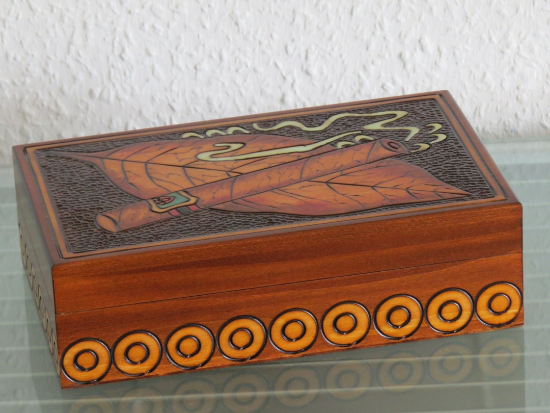 Cigar Box Cigar Box Cigar Case Cigar Box Wooden Storage - Etsy