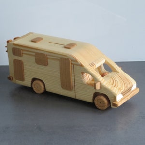 Motorhome Camper Money Box Camping Caravan Model Car WOMO CONSTRUCTION ...