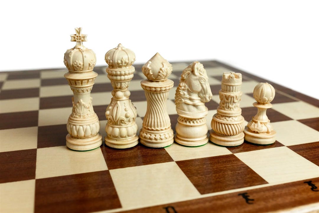 Elegant Big Chess Chess Game 60 X 60 Hand Carved New Wood 60x60 ...
