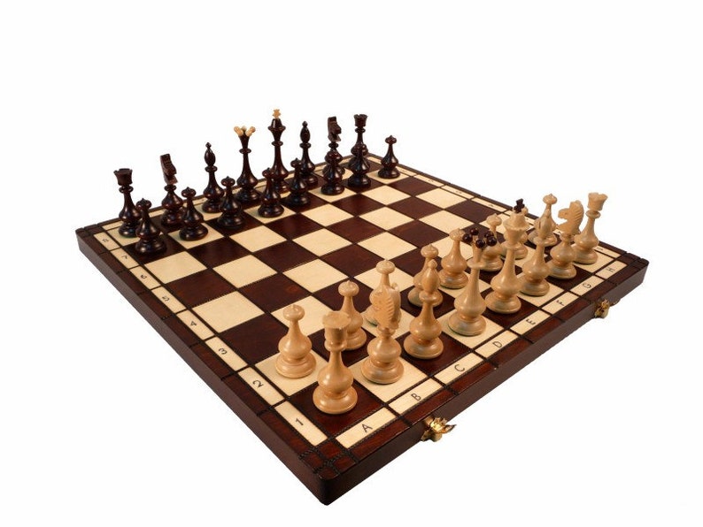 Elegant Big Chess Chess Game 48 X 48 Cm 48x48 New Wood Exclusive SET - Etsy