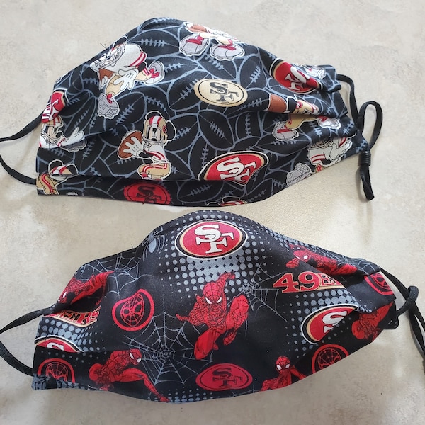 San Francisco 49ers Face Mask - Etsy