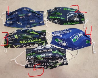 Seahawks Face Mask | Etsy