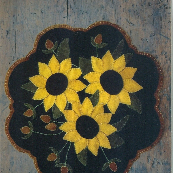 Sunflower Penny Rug - Etsy