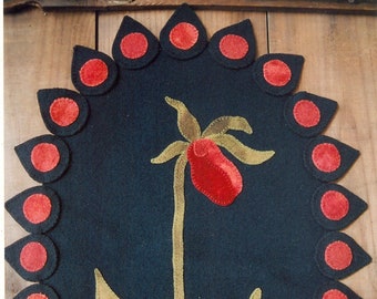 Wool Applique Penny Rug E-pattern Pdf Digital Download - Etsy