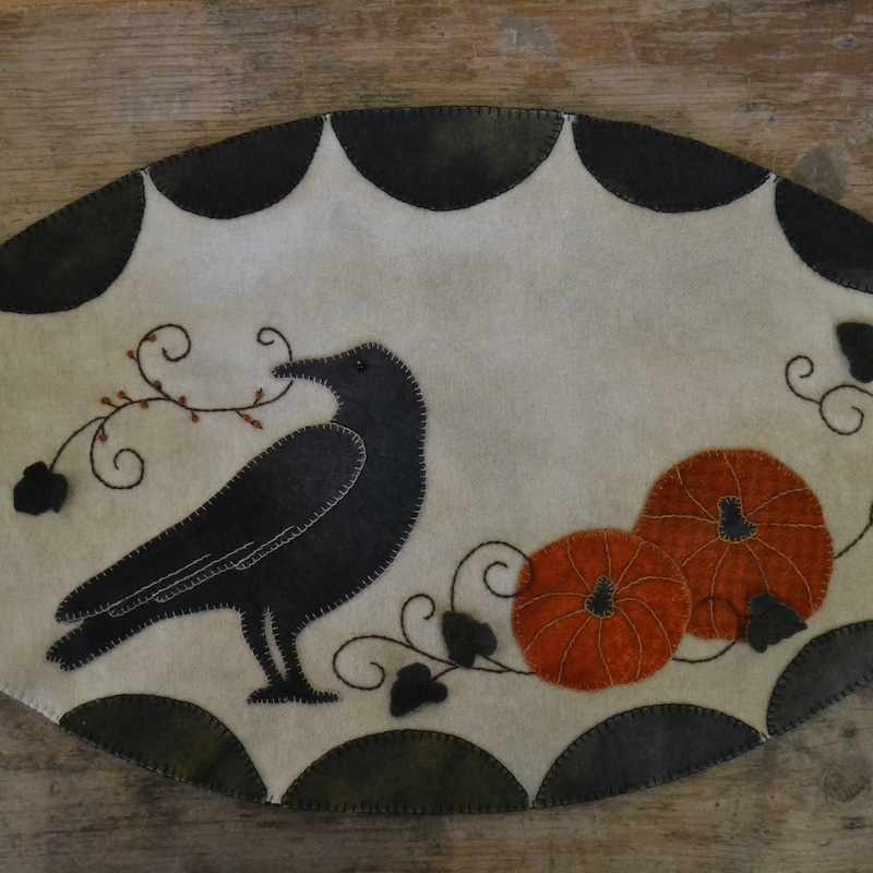Crow Applique - Etsy