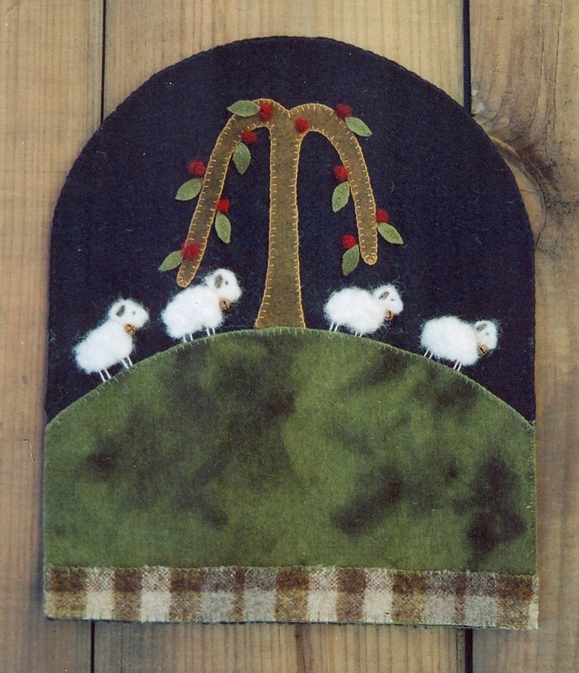 Wool Applique Penny Rug E-pattern Pdf ONE BY ONE Digital Download ...