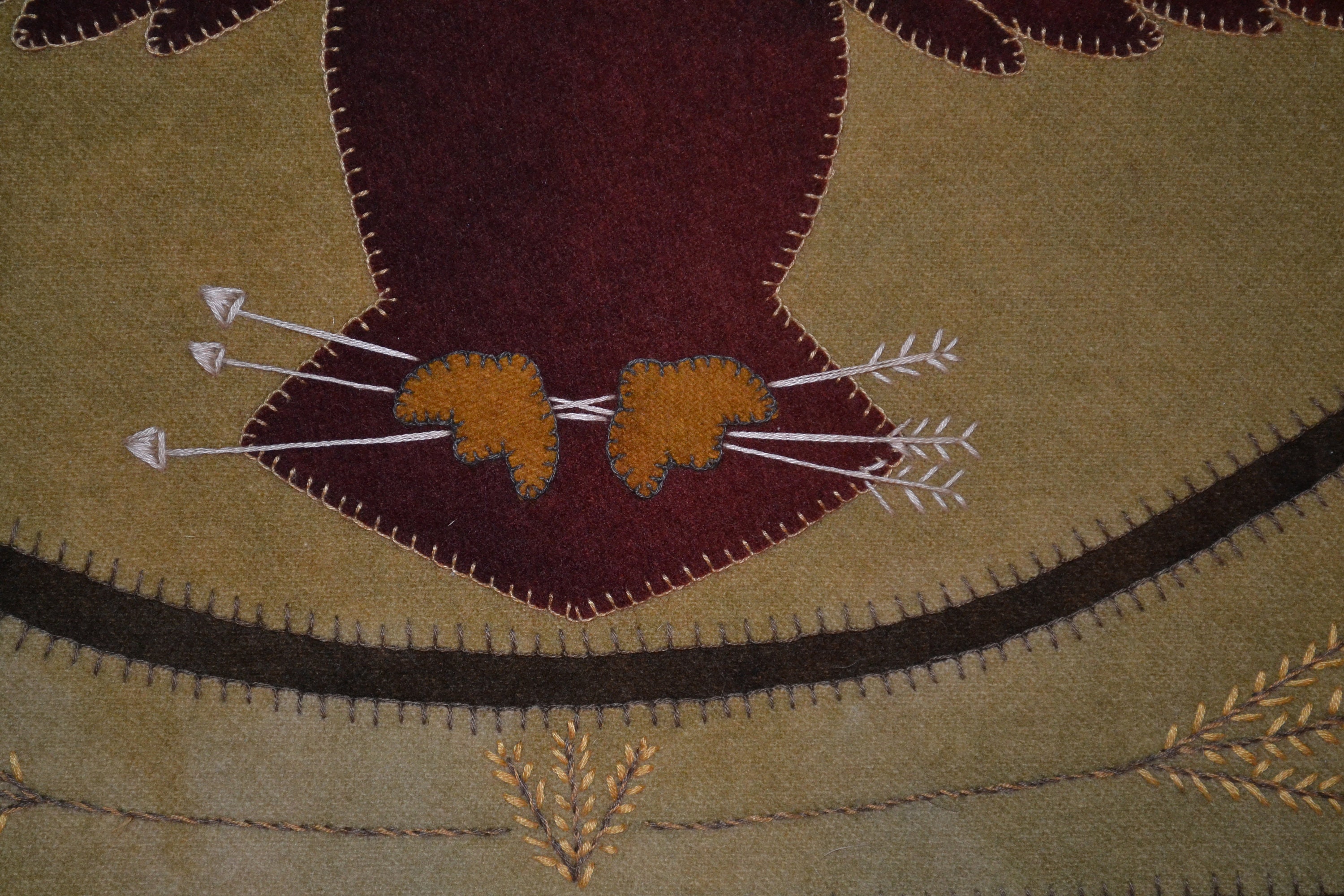 Wool Applique Penny Rug Runner E-pattern Pdf EAGLE NEW - Etsy