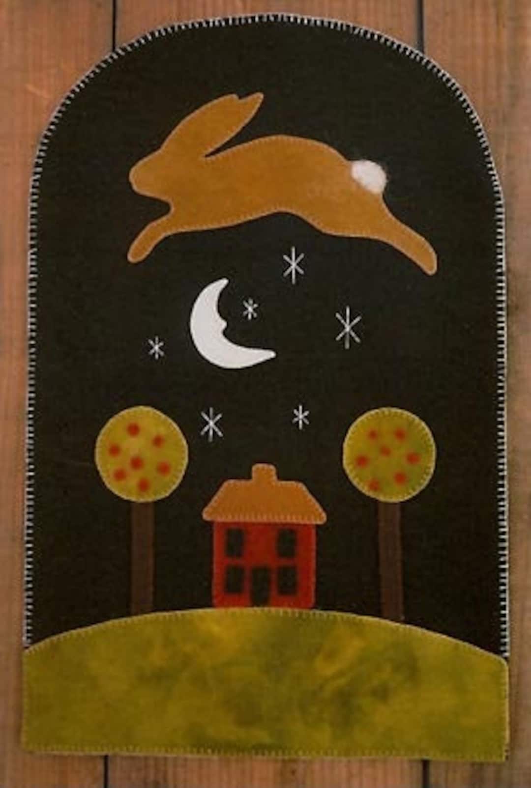 Wool Applique Penny Rug E-pattern Pdf LOLLIPOP HILL Digital Download ...