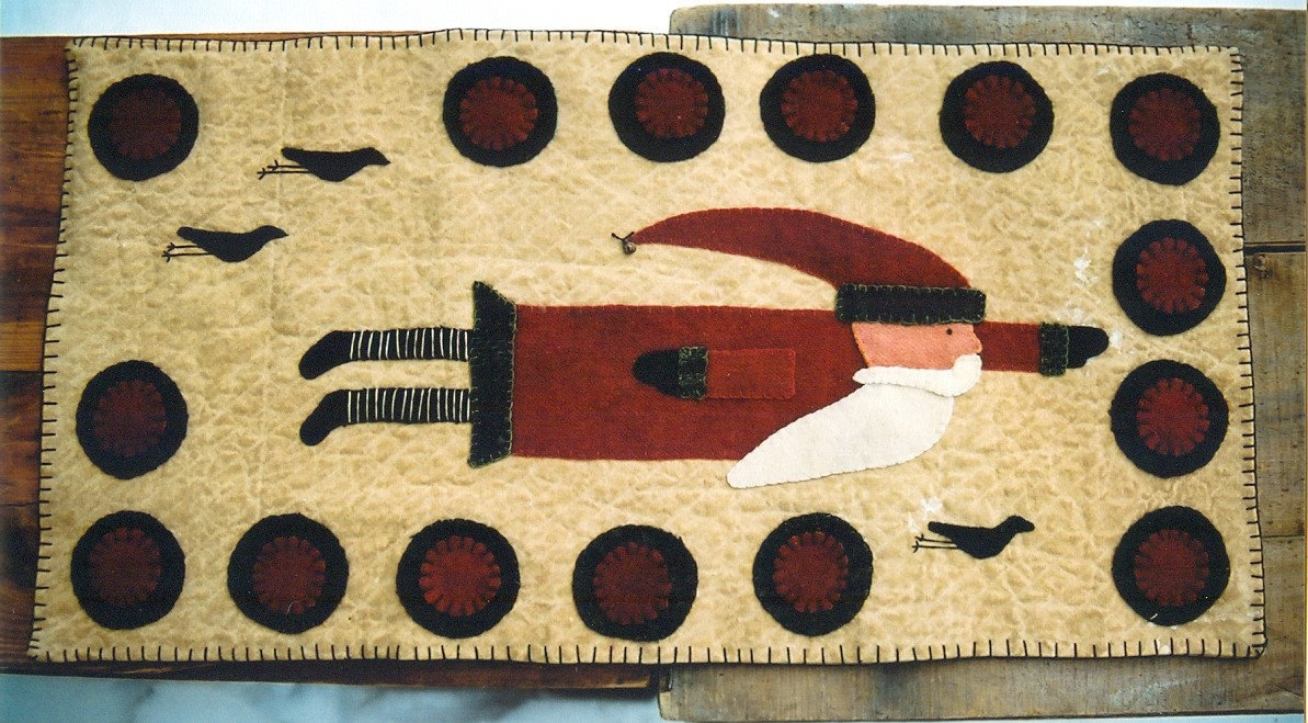 Wool Applique Penny Rug E-pattern Digital Download Pdf KEEPING UP With ...