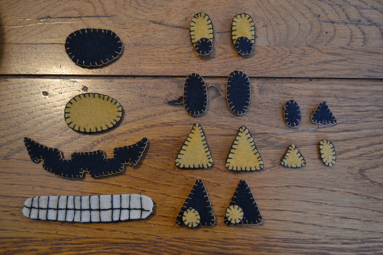 Wool Applique Penny Rug E-pattern Pdf Digital Download PUMPKIN - Etsy