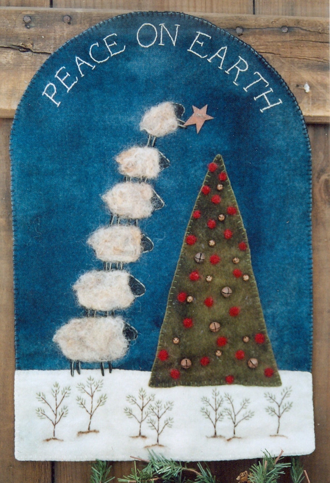 Primitive Wool Penny Rug E-pattern Pdf Stack of Sheep Putting - Etsy Canada