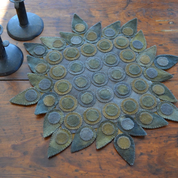 Wool Penny Rug - Etsy