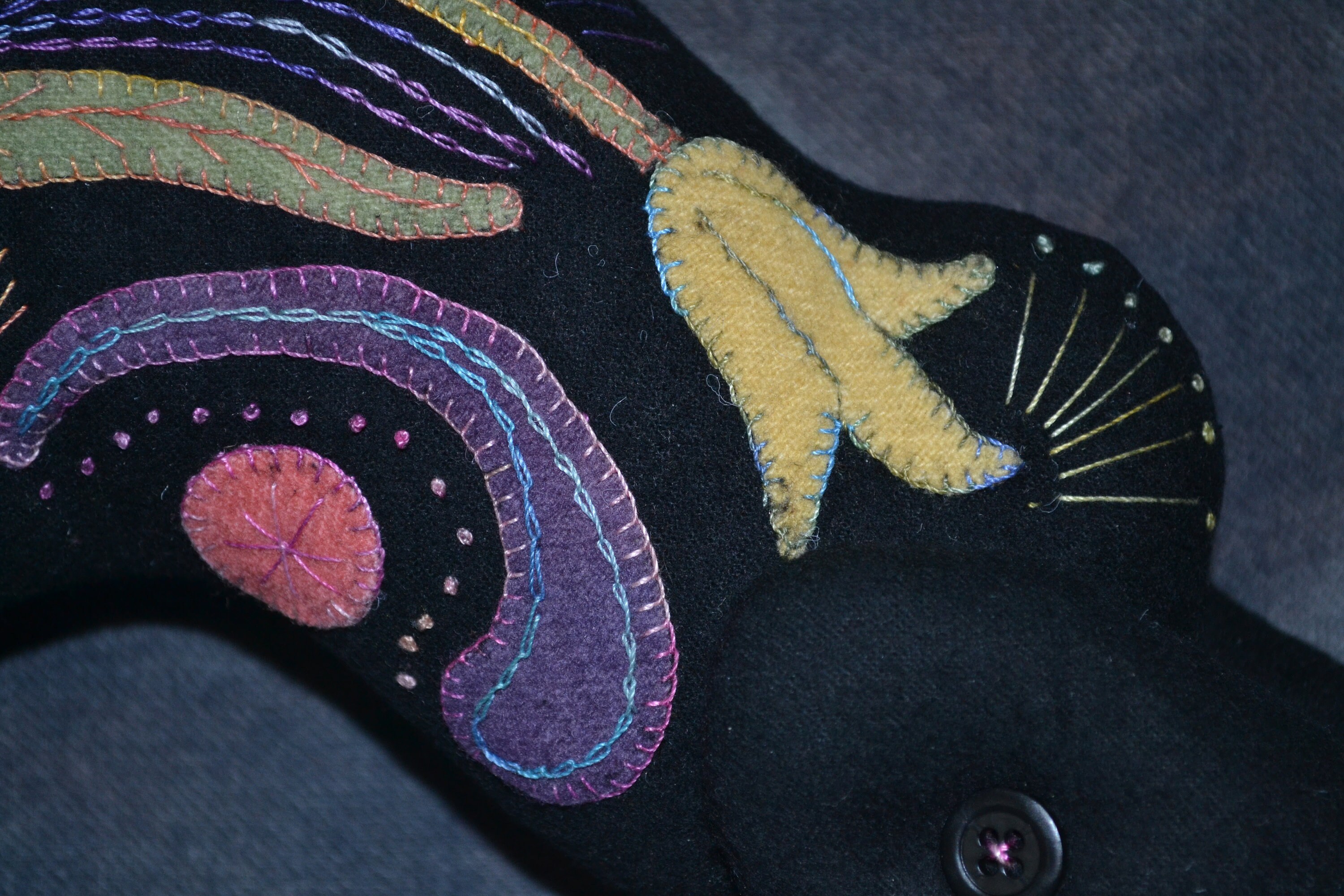 Wool Applique Penny Rug E-pattern Pdf Digital Download | Etsy