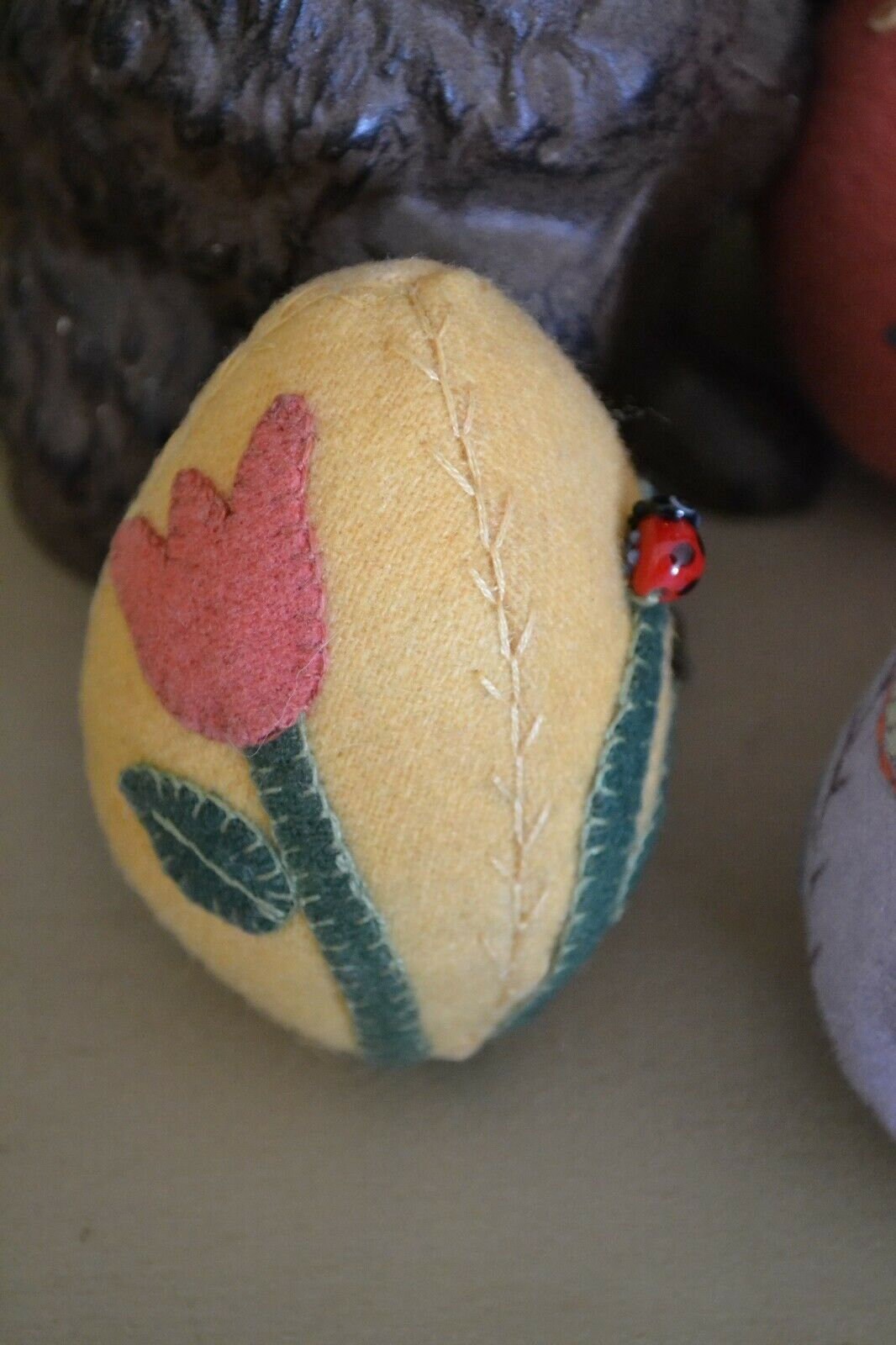 Wool Applique Penny Rug E-pattern Pdf WOOLLY EASTER EGGS Digital ...