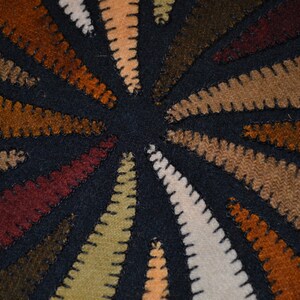 Wool Applique Penny Rug E-pattern Pdf Digital Download Kaleidoscope ...