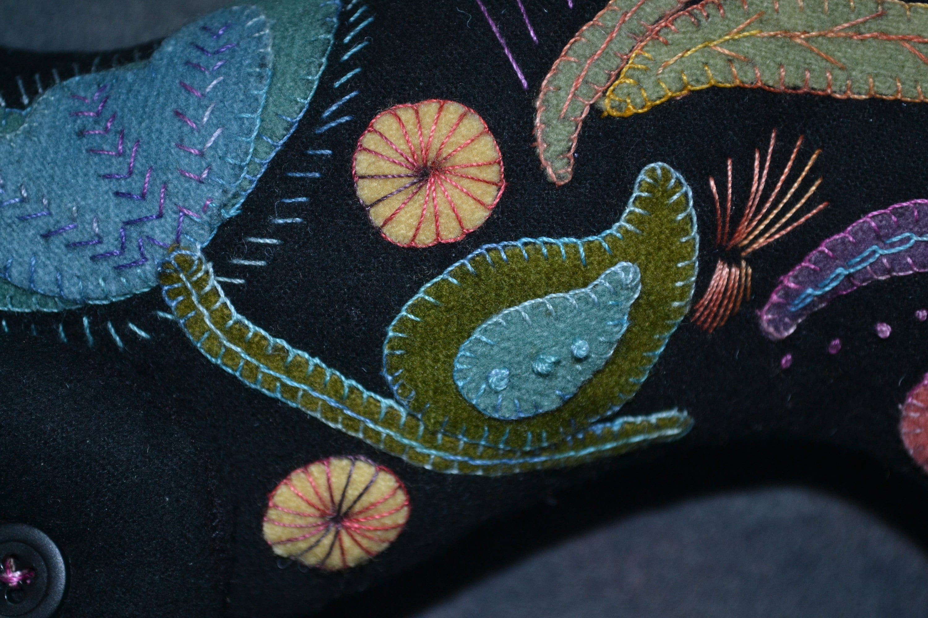 Wool Applique Penny Rug E-pattern Pdf Digital Download | Etsy