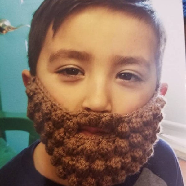 Crochet Beard Beanie Pattern - Etsy