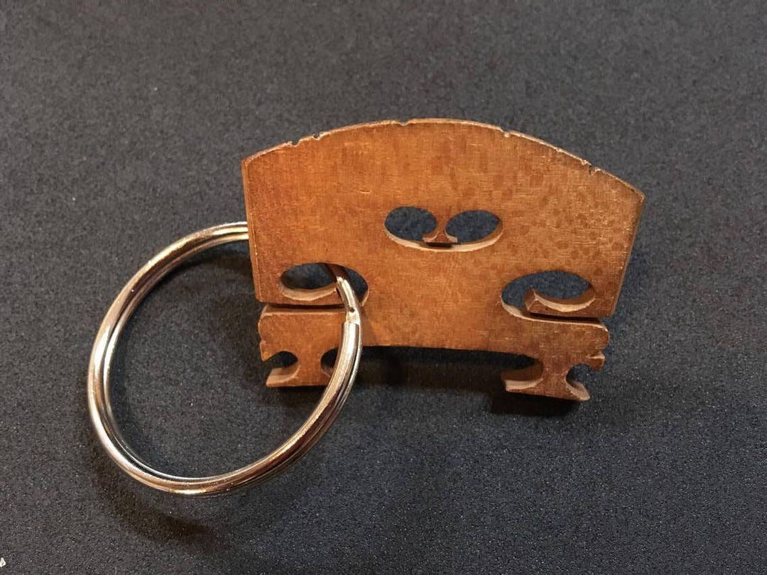 Violin Bridge Keychain, Music Gift, Music Teacher Gift, Violin Gift ...