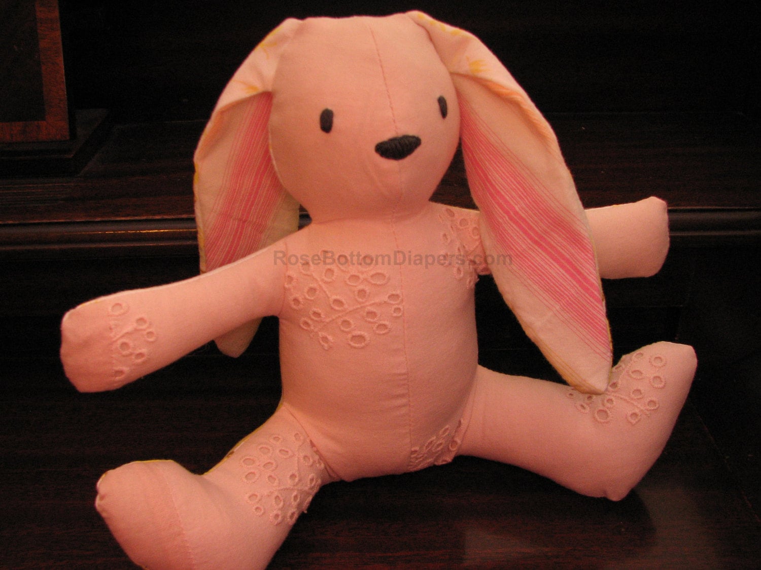 Memory bunny memory bear made out of baby's pajamas | Etsy