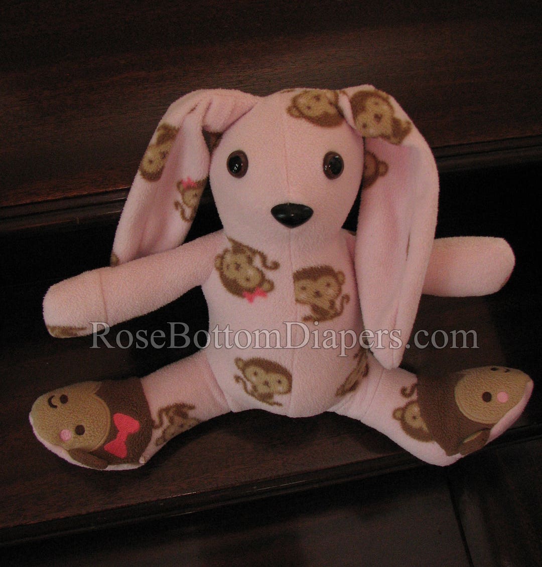 Memory Bunny Rabbit, Memory Bear Made Out of Baby's Pajamas, Keepsake ...