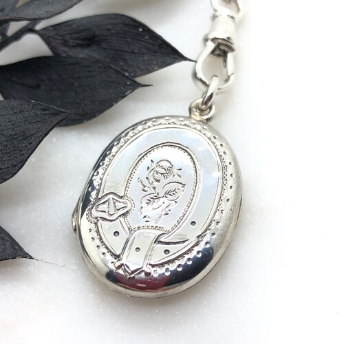 Book Locket Sterling Silver Artisan Locket Pendant - Etsy