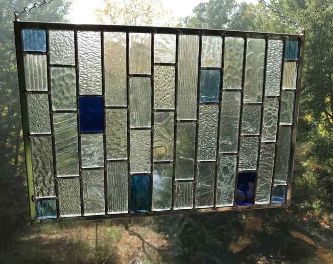 Stained Glass Window Hanging With a Punch - Etsy