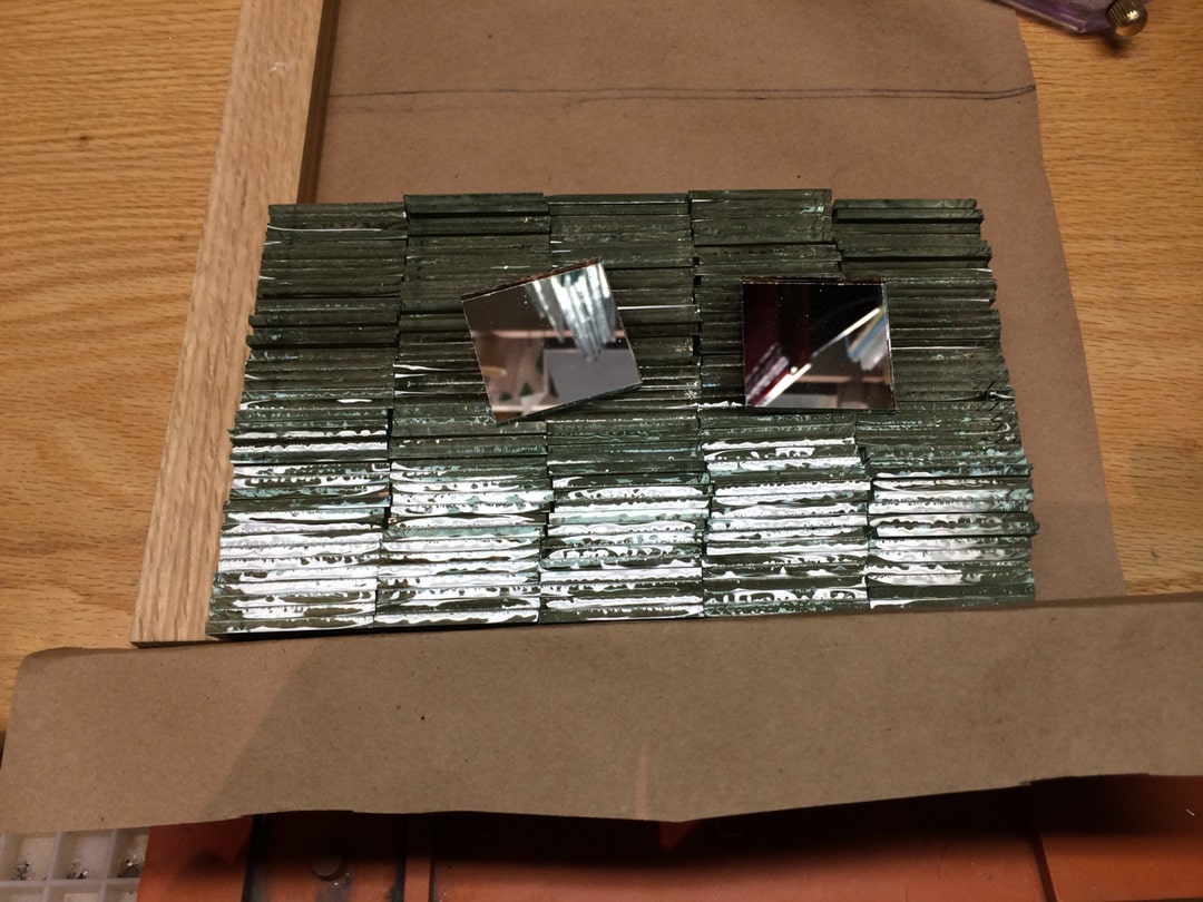 1" SQUARE MIRROR TILES (1500) - Etsy