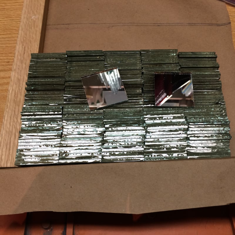 Antique Mirror Tiles - Etsy