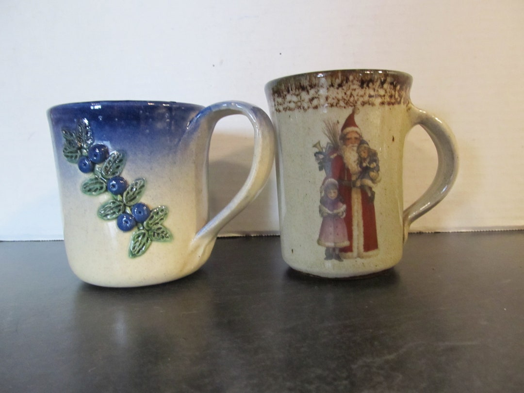 Vintage Pottery Coffee Mugs / Choice / Signed Johnson Camden Wild ...