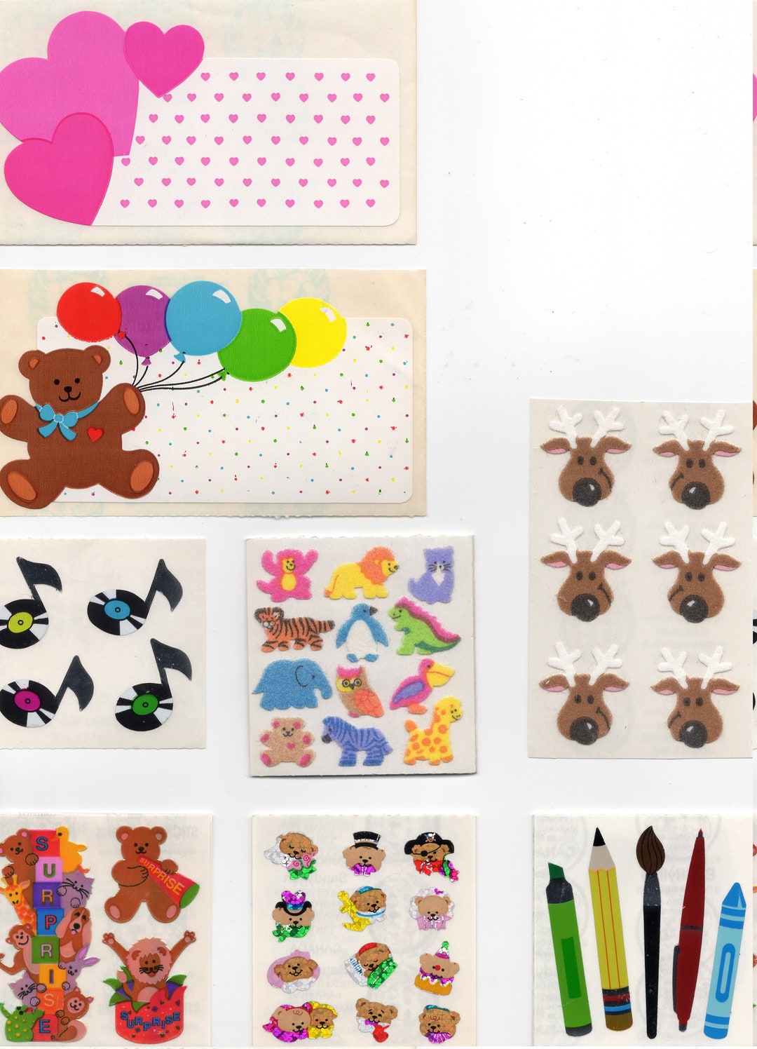 Vintage Rare Hard to Find Sandylion Stickers 2 X 2 Squares you Choose ...