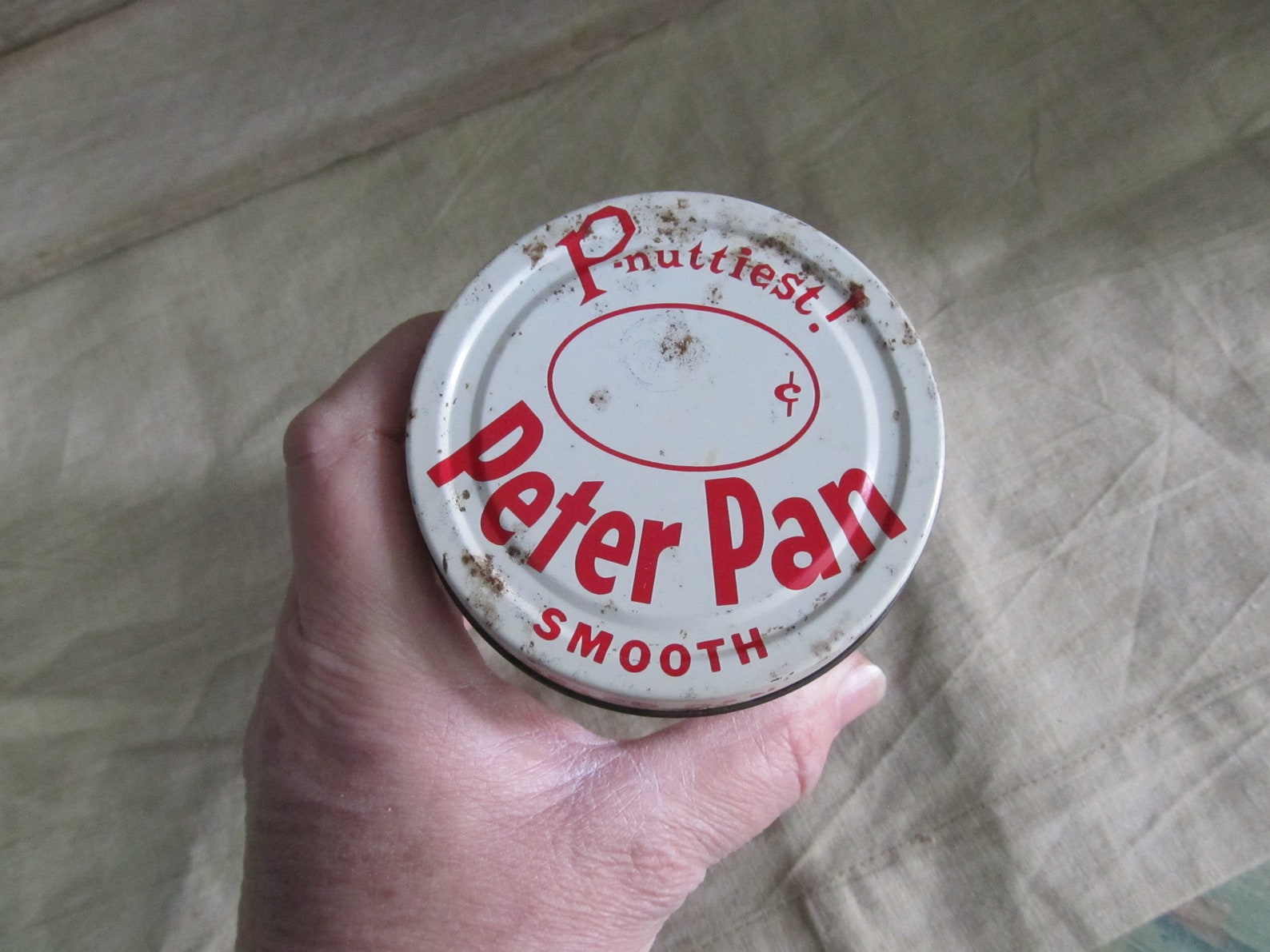Vintage Peter Pan Smooth Peanut Butter Glass Jar With Lid ~ P-nuttiest ...