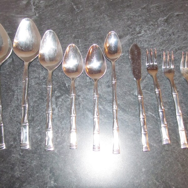 Bamboo Flatware - Etsy