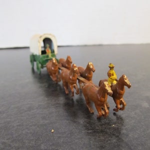 Rare Hard to Find Vintage 1955 Lesney England Covered Conestoga Wagon ...