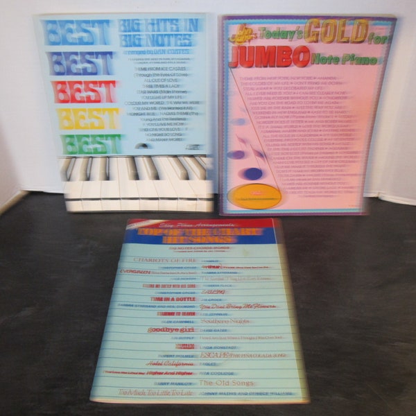 Best Big Note Piano - Etsy