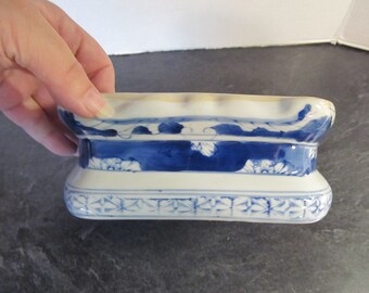 Rectangular Blue Planter - Etsy