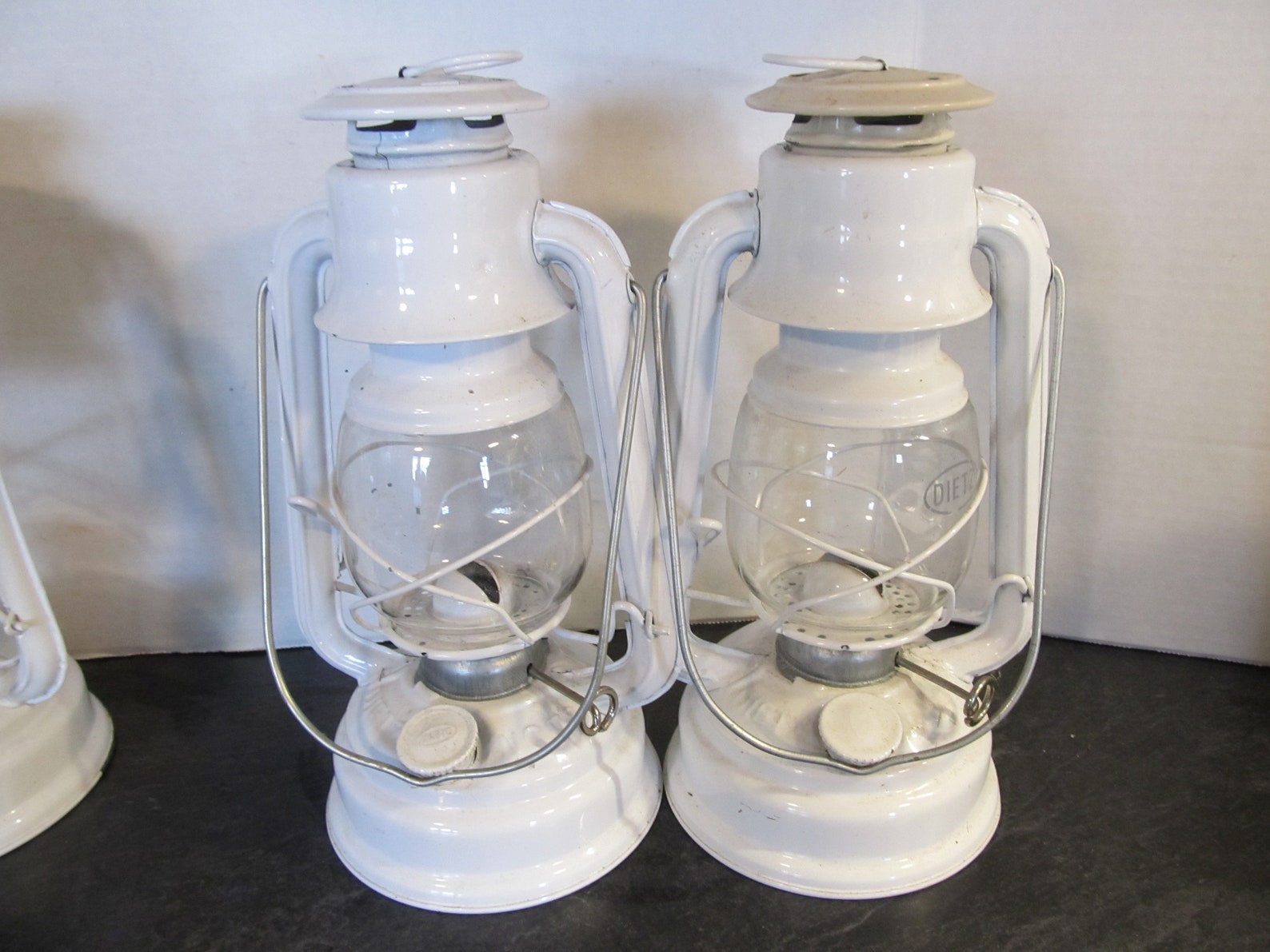 4 Matching White Dietz Lanterns No 78 Mars Hanging Lanterns - Etsy