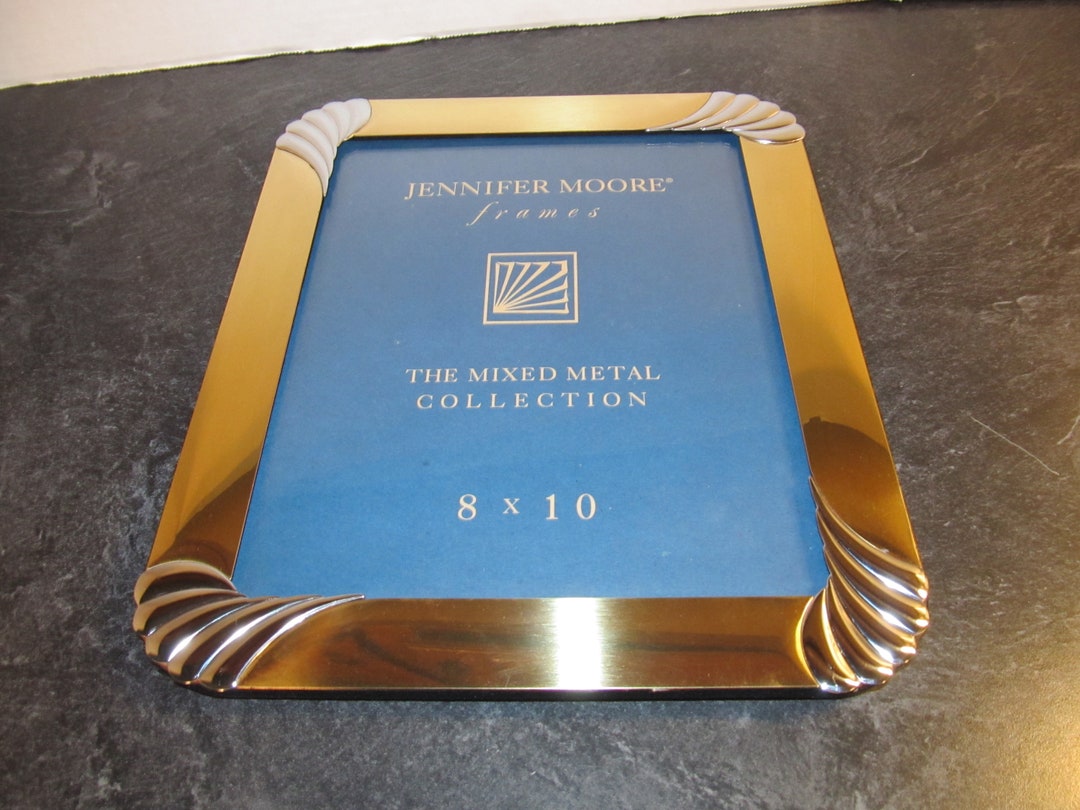 Jennifer Moore Frames Mixed Metal Collection 8x10 Silver Gold - Etsy