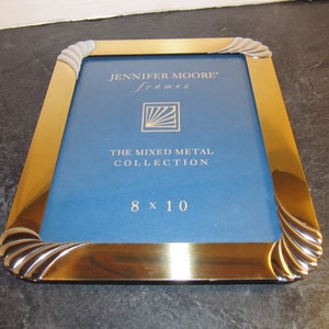 Jennifer Moore Frames Mixed Metal Collection 8x10 Silver Gold - Etsy