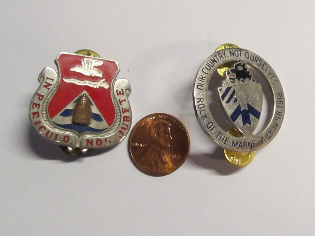 3 Vintage Military Pins /NS Meyer U.S. 31st Field Artillery Regiment ...
