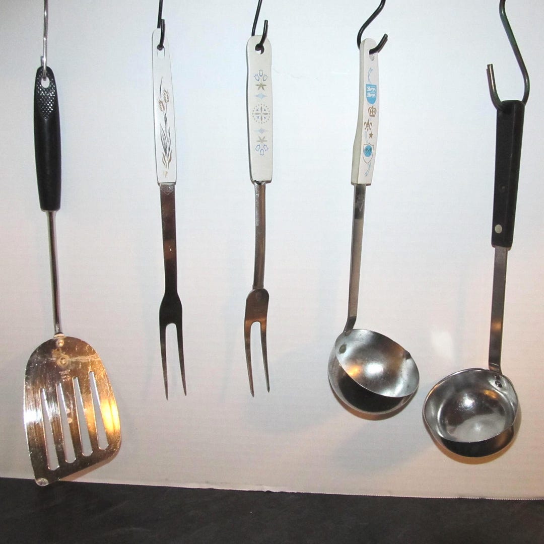 Vintage Kitchen Serving Utensils / Choice Ekco Forge Ladle / Ekco ...
