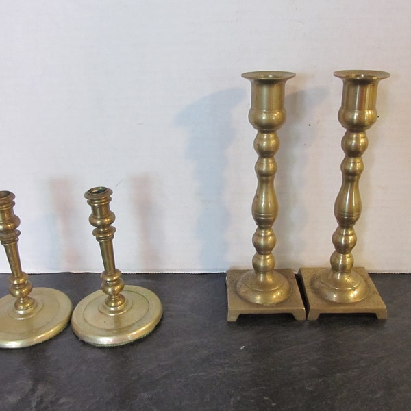 Colonial Williamsburg Brass Candlesticks - Etsy