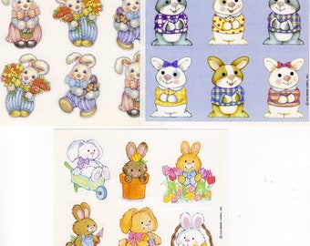 Bunch of Bunny Rabbits Easter Animal Puzzle Wooden Toy Hand - Etsy
